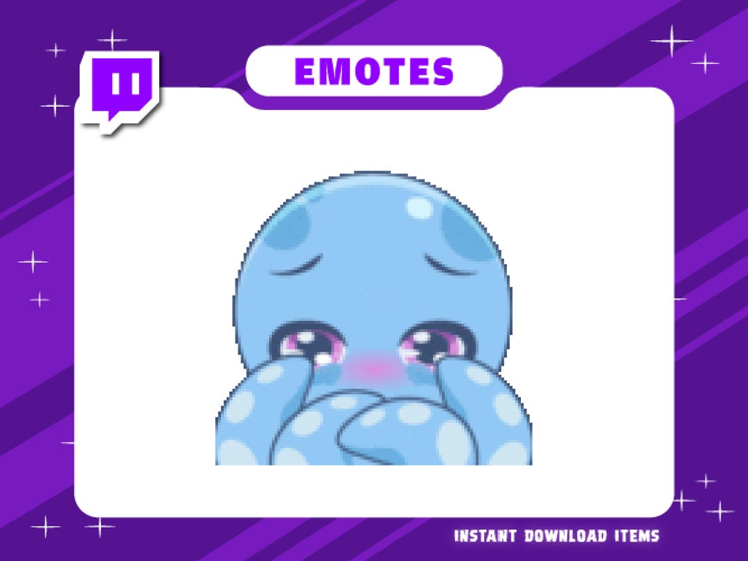 Twitch Emotes, Sad Octopus Emotes, Anime Emotes, Animal Emotes, Chibi ...