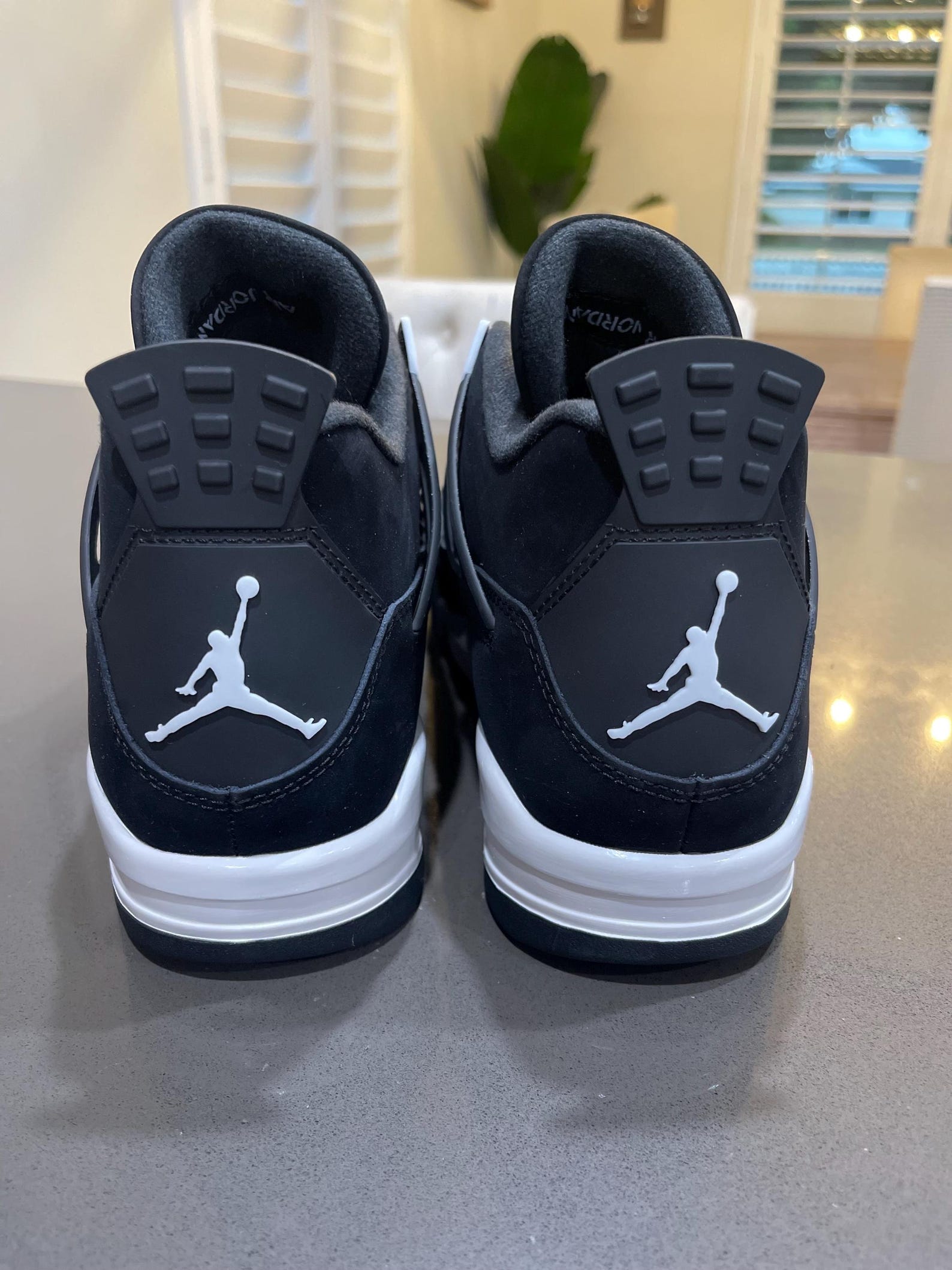 Jordan 4 Retro White Thunder Sz 10 - Etsy Canada