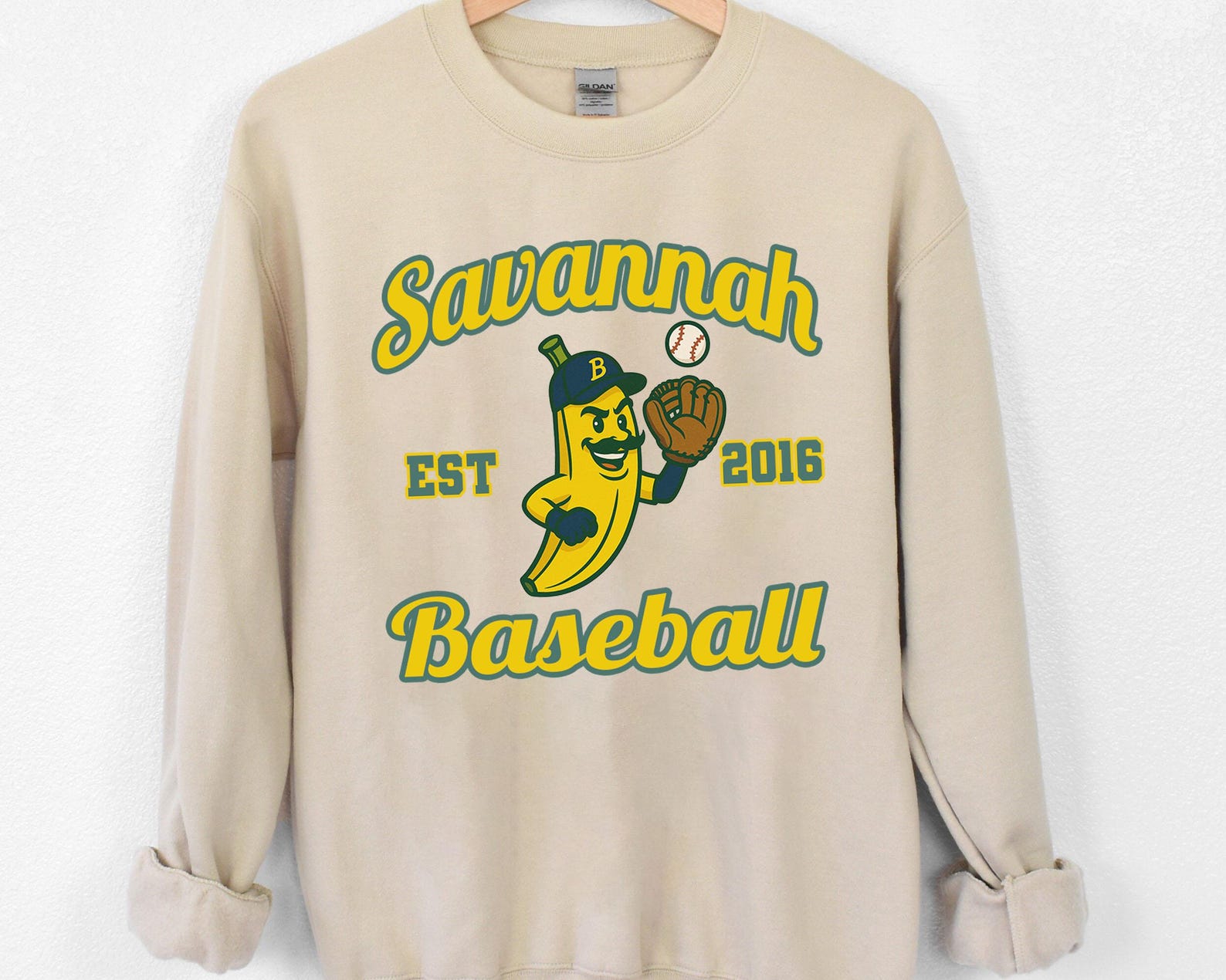Savannah Baseball Png, Vintage Soft Png, Banana Fan Gift, Summer Sports ...