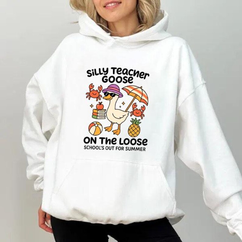 Silly Teacher Goose PNG: Schools Out for Summer (digital Download) - Etsy