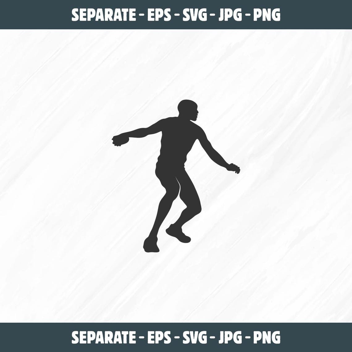 Discus Thrower Svg, Discus Svg, Discus Thrower Player Svg, Discus ...