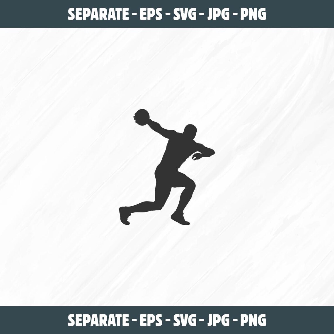 Discus Thrower Svg, Discus Svg, Discus Thrower Player Svg, Discus ...