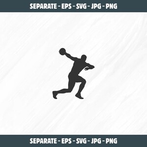 Discus Thrower Svg, Discus Svg, Discus Thrower Player Svg, Discus ...