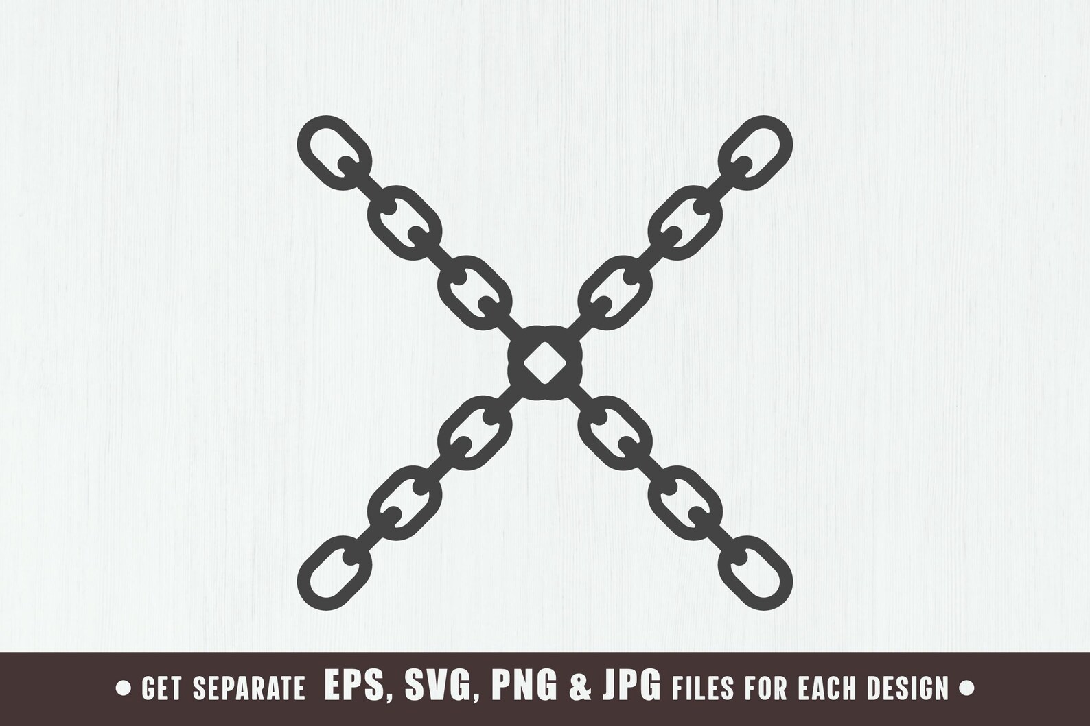 Chain SVG, Chain Silhouette, Chain Vector Clipart, Metal Chain ...