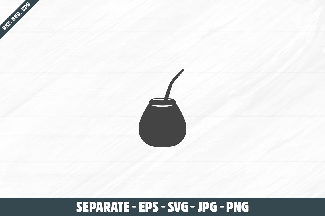 Yerba Mate Cup Silhouette: Argentinian Tea SVG Bundle (digital Download ...
