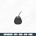 Yerba Mate Cup Silhouette: Argentinian Tea SVG Bundle (digital Download ...