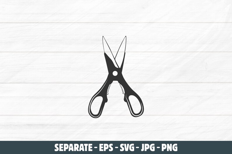 Kitchen Scissors SVG: Clipart, Silhouette, Vector (digital Files) - Etsy
