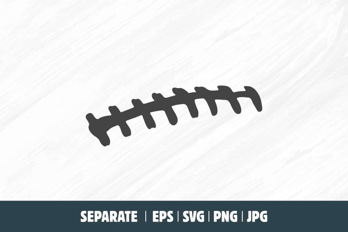 Football Laces Svg, Football Seams Svg, Football Laces Silhouette ...