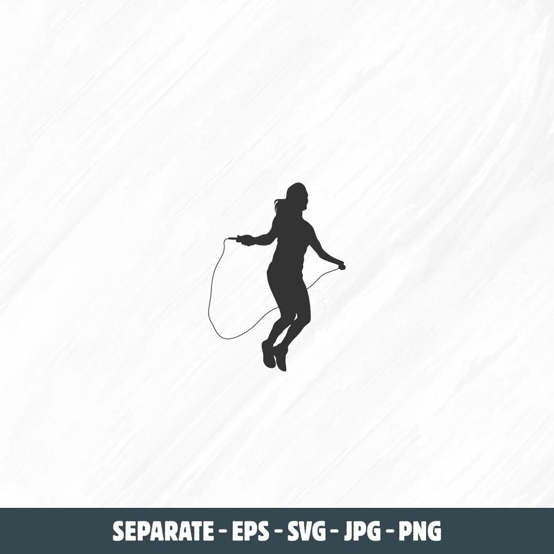 Jumping Rope Svg, Jumping Rope Silhouette, Jump Rope Skipping ...