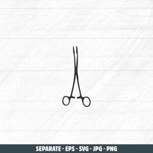 Surgical Instruments SVG Bundle: Medical Tools Silhouette (digital ...