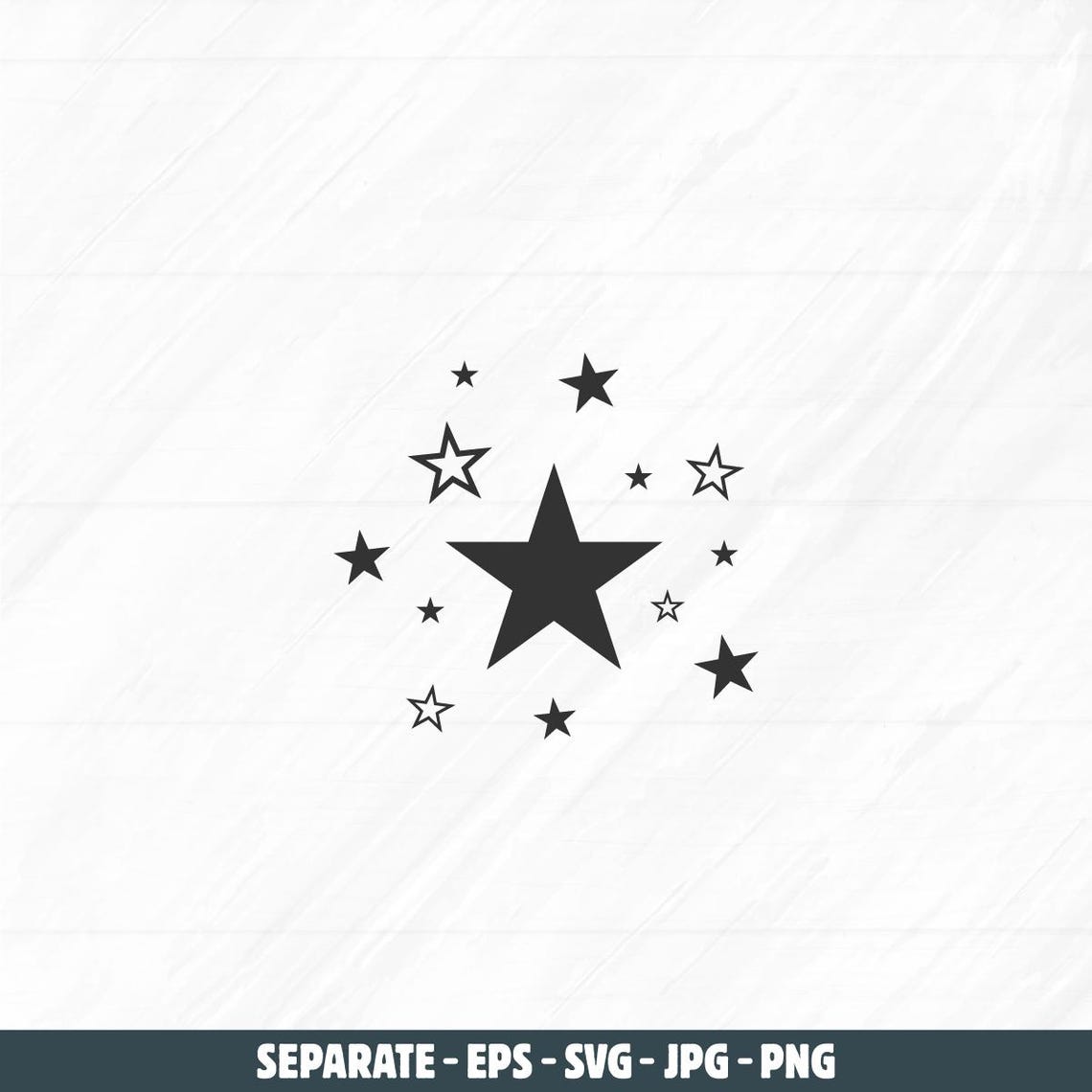 Sparkle Star Svg, Sparkling Stars Svg, Stars Svg, Sparkle Star Silhouette, Sparkling Stars ...