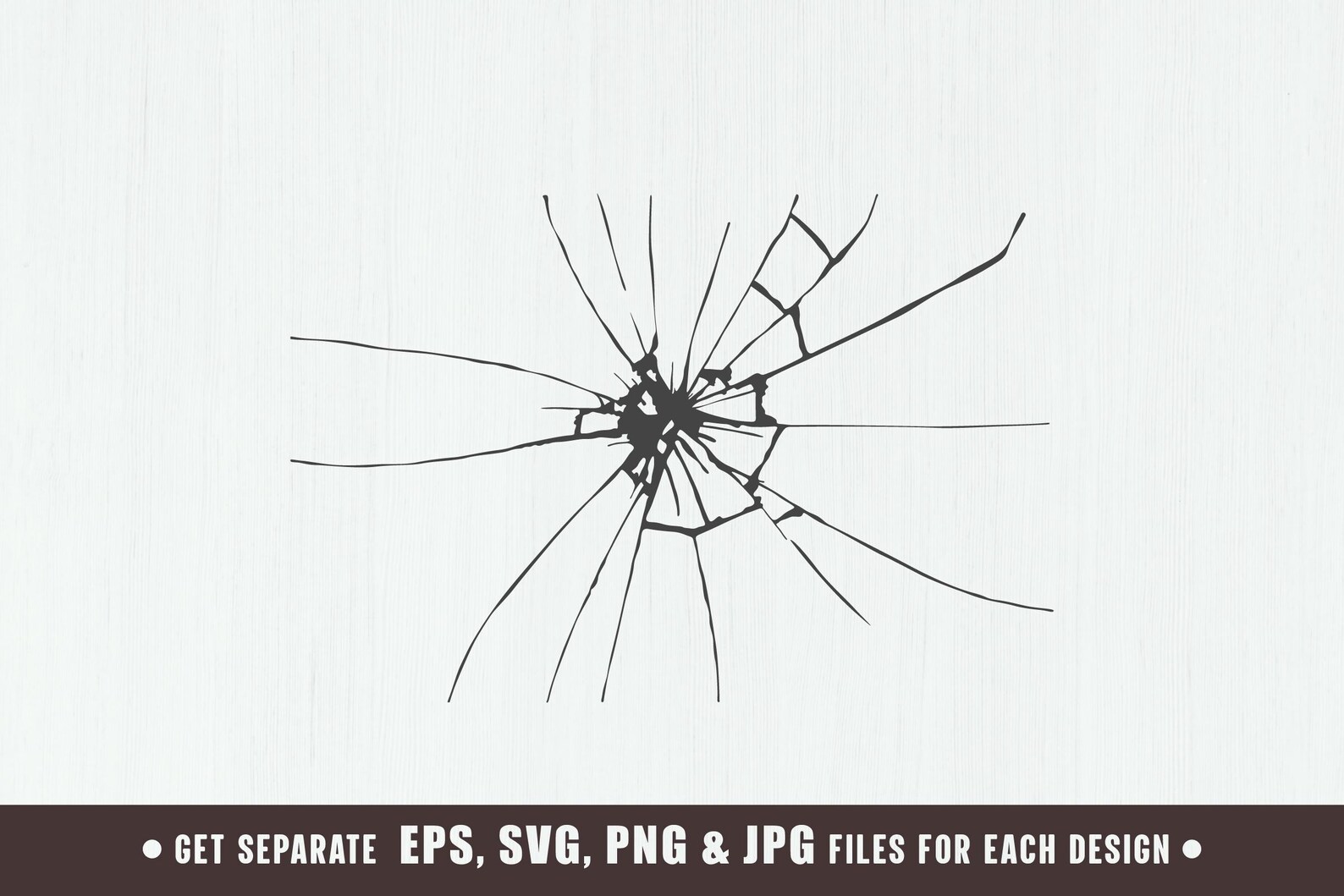 Broken Glass Svg, Cracked Glass SVG, Cracked Clipart, Broken Glass ...