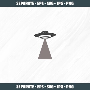 Alien Ship Svg, Ufo Svg, Spaceship Silhouette, Alien Spaceship ...