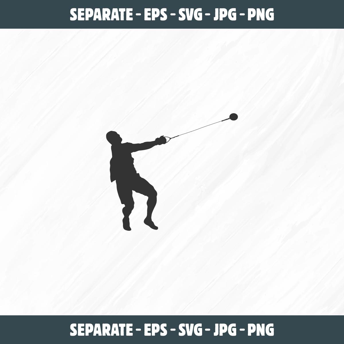 Hammer Throw Svg, Hammer Throw Player Svg, Hammer Throw Silhouette ...
