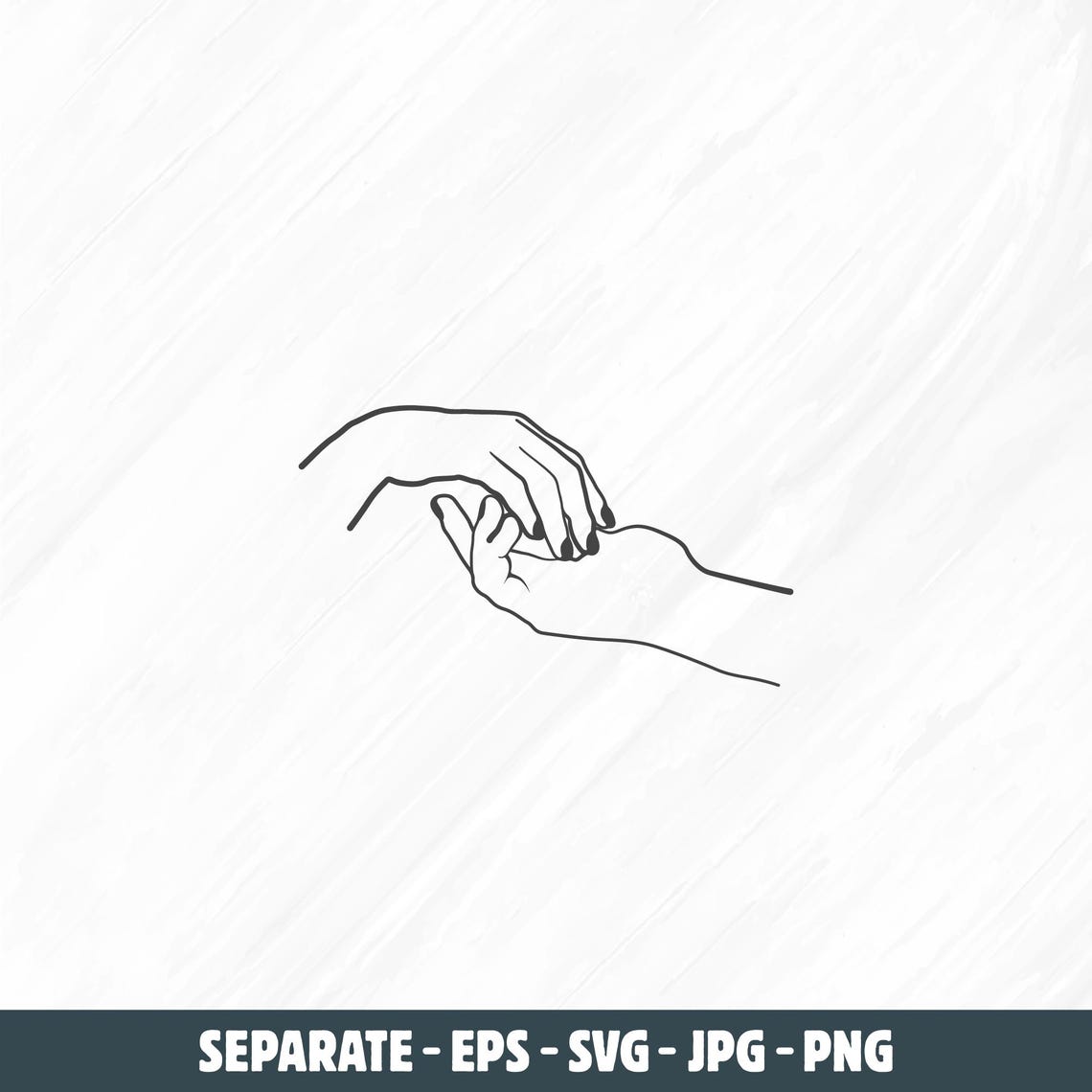 Holding Hands Svg, Holding Hands Outline, Holding Hand Silhouette ...