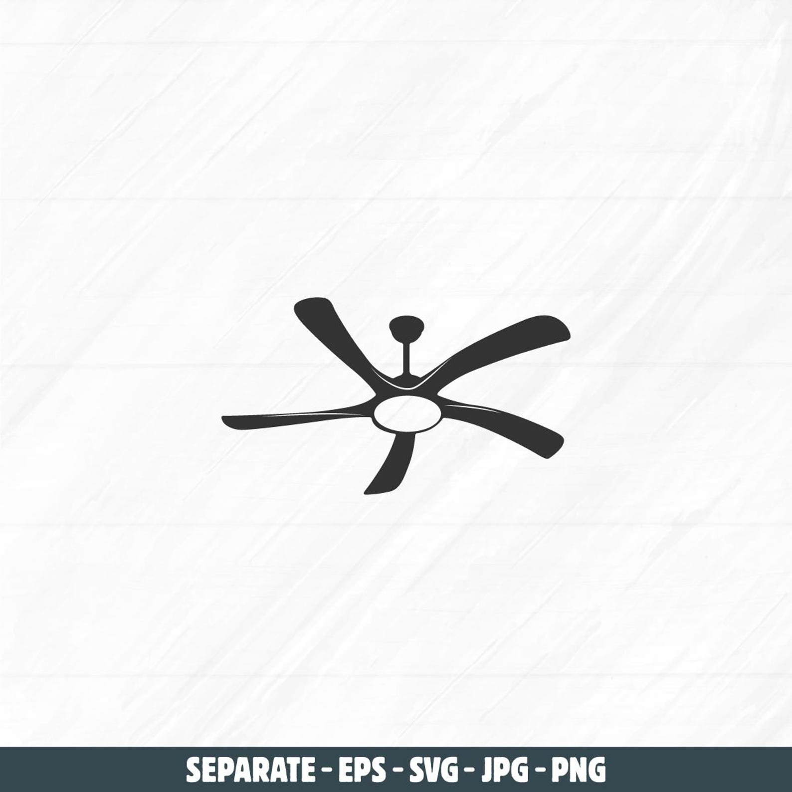 Ceiling Fan SVG Bundle: Vector Cut Files for Cricut - Etsy