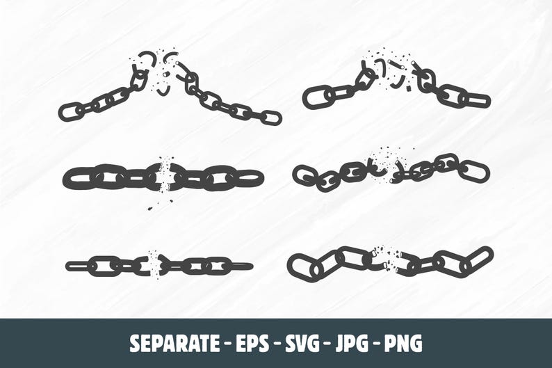Broken Chain SVG, Chains Freedom SVG, Freedom Svg, Broken Chain ...
