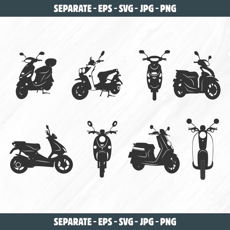 Scooter Svg - Etsy