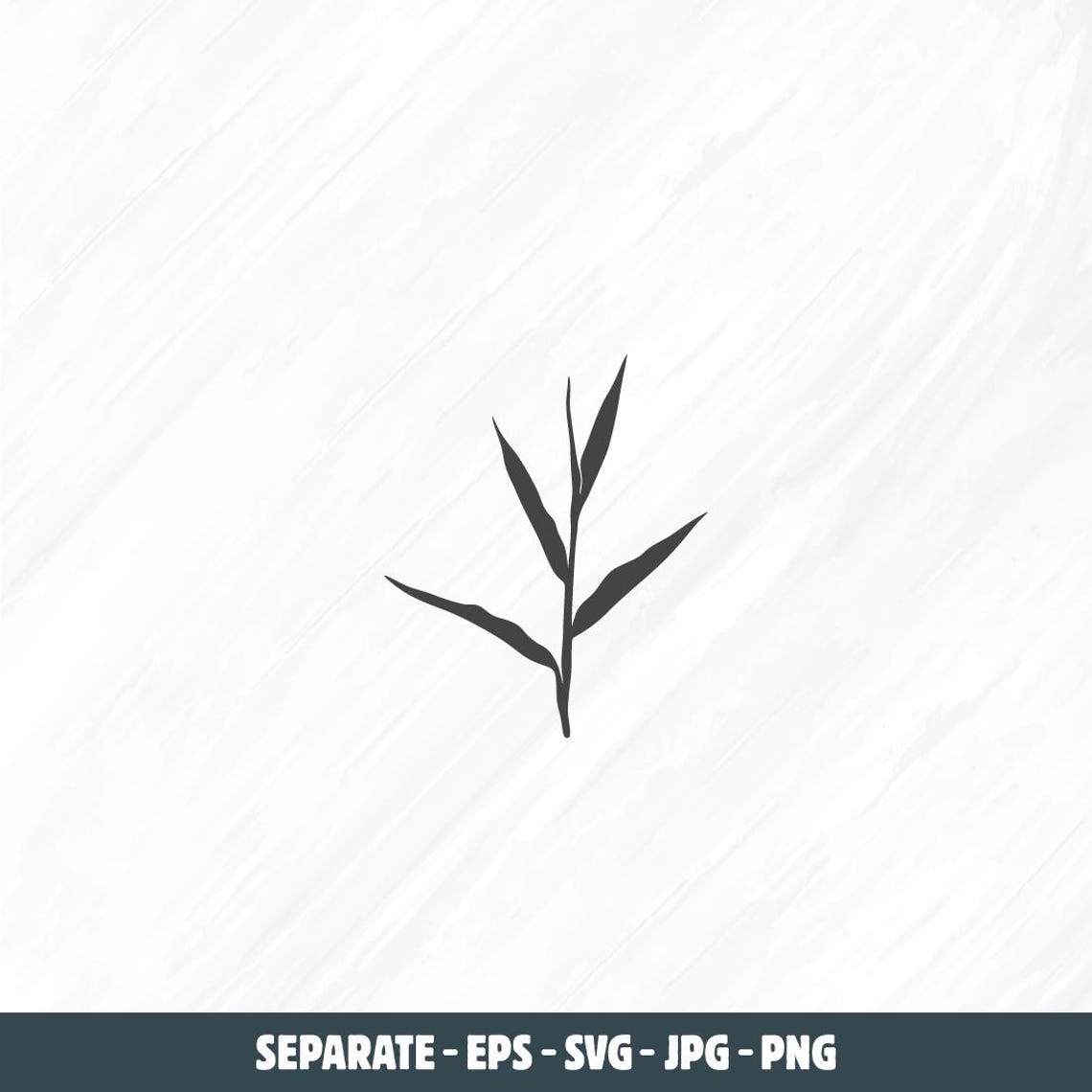 Bamboo Leaf Svg, Bamboo Leaf Silhouette, Bamboo Leaf Vector, Bamboo ...