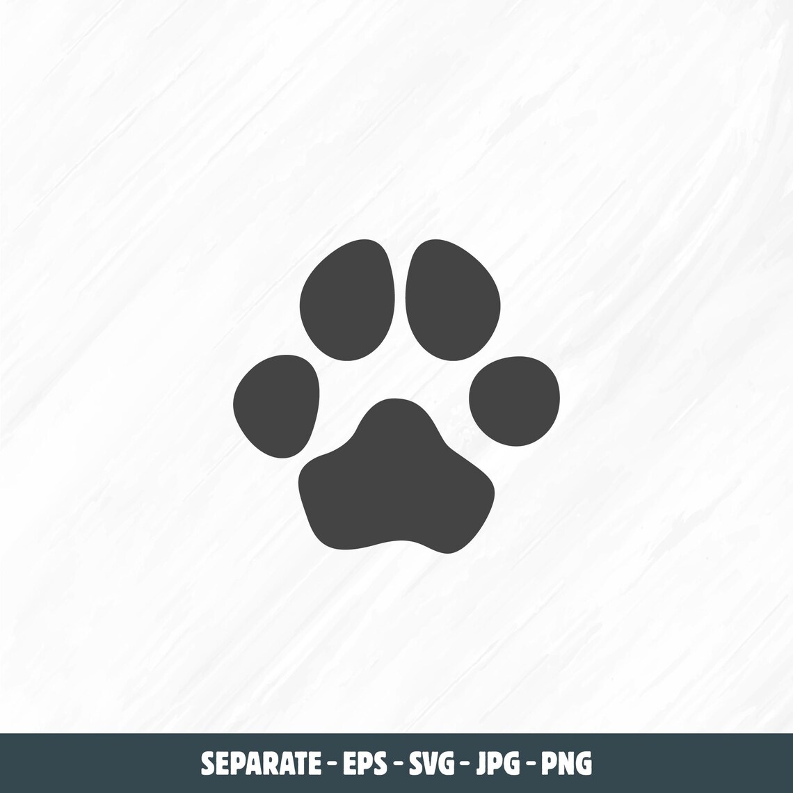 Dog Paw Svg, Dog Paw Outline, Dog Paw Silhouette, Dog Paw Clipart, Dog ...