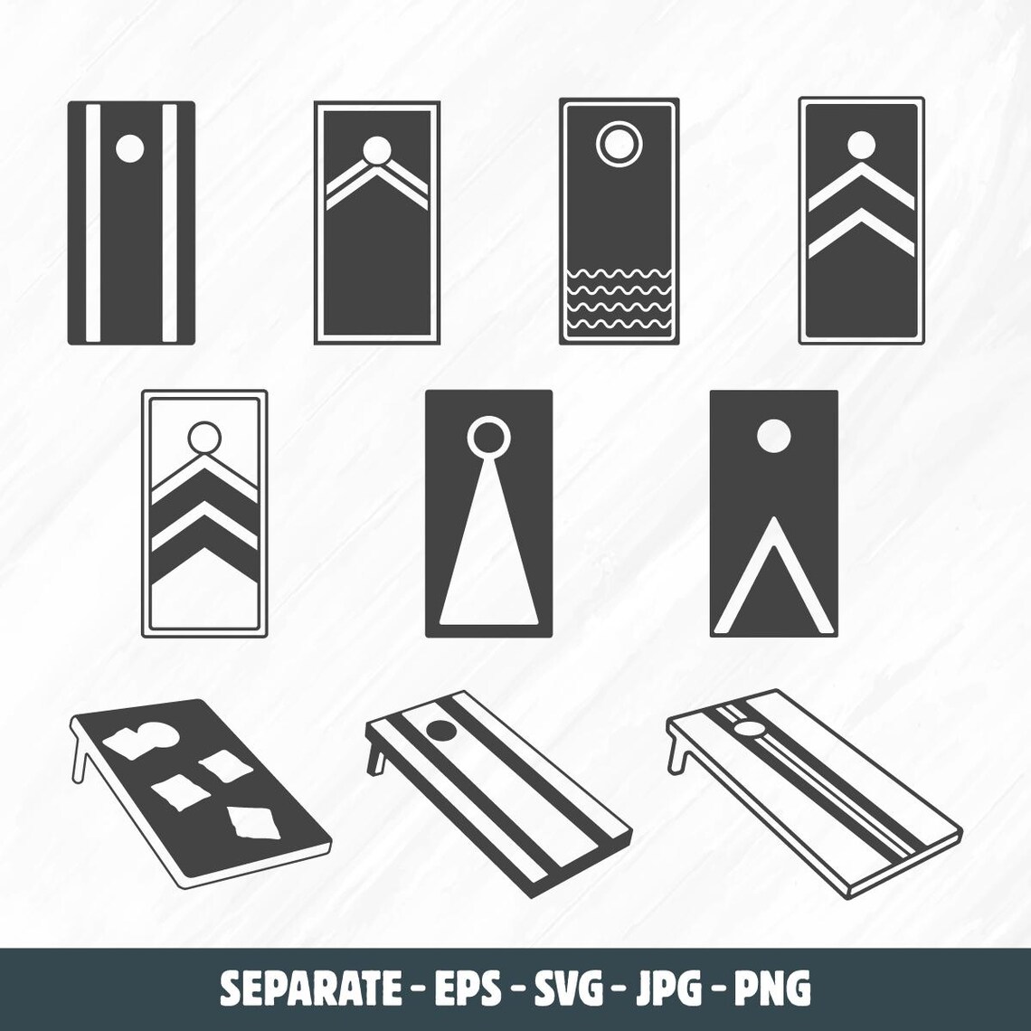 Backyard Game Svg, Cornhole Boards Svg, Cornhole Boards Outline ...