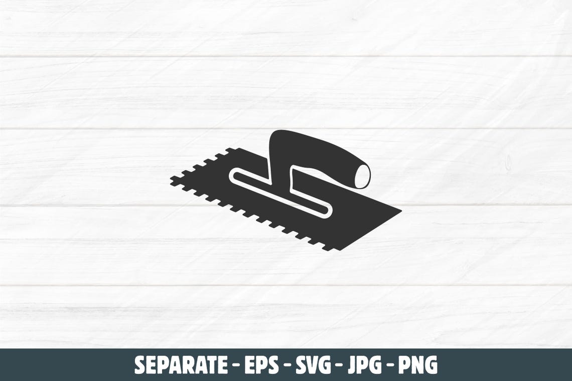Trowel Svg, Trowel Silhouette, Trowel Vector, Trowel Clipart, Cement ...