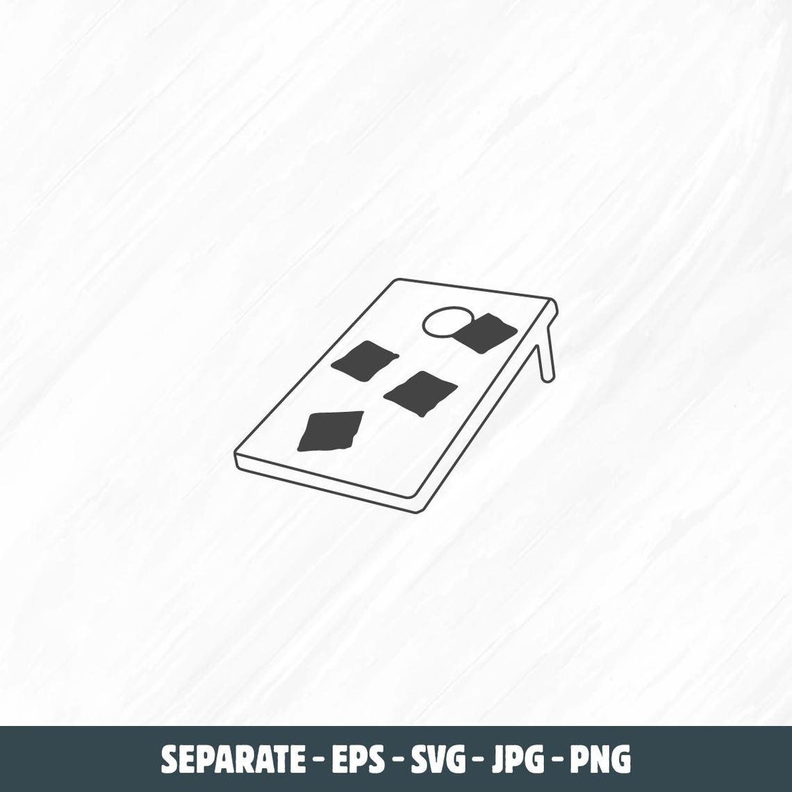 Cornhole Boards Svg, Cornhole Board Outline, Cornhole Svg, Cornhole ...