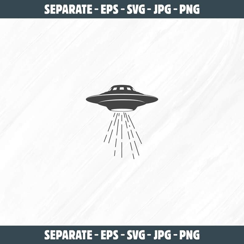 Alien Ship Svg, Ufo Svg, Spaceship Silhouette, Alien Spaceship ...