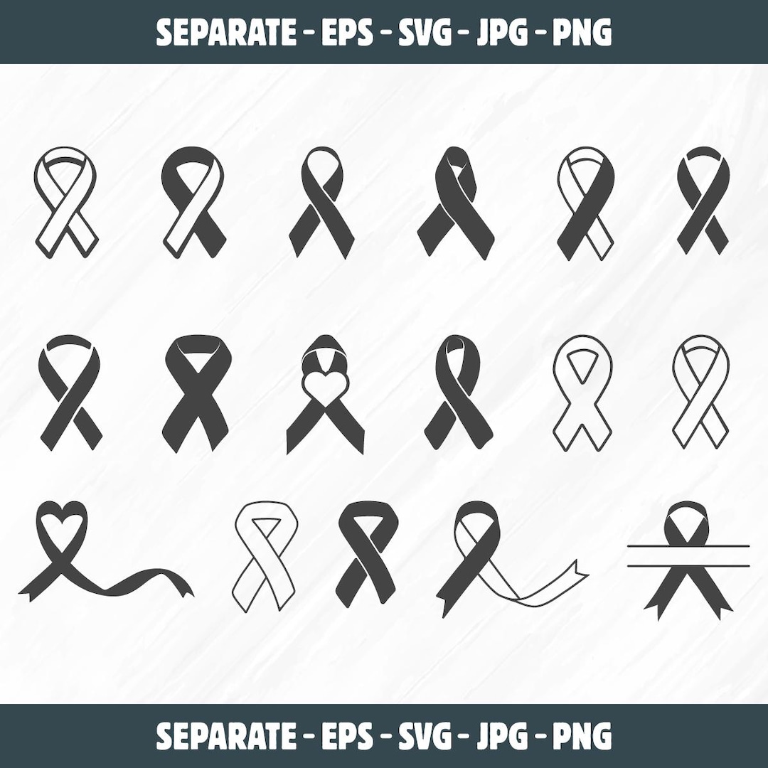 Awareness Ribbon Svg, Awareness Ribbon Silhouette, Awareness Ribbon ...