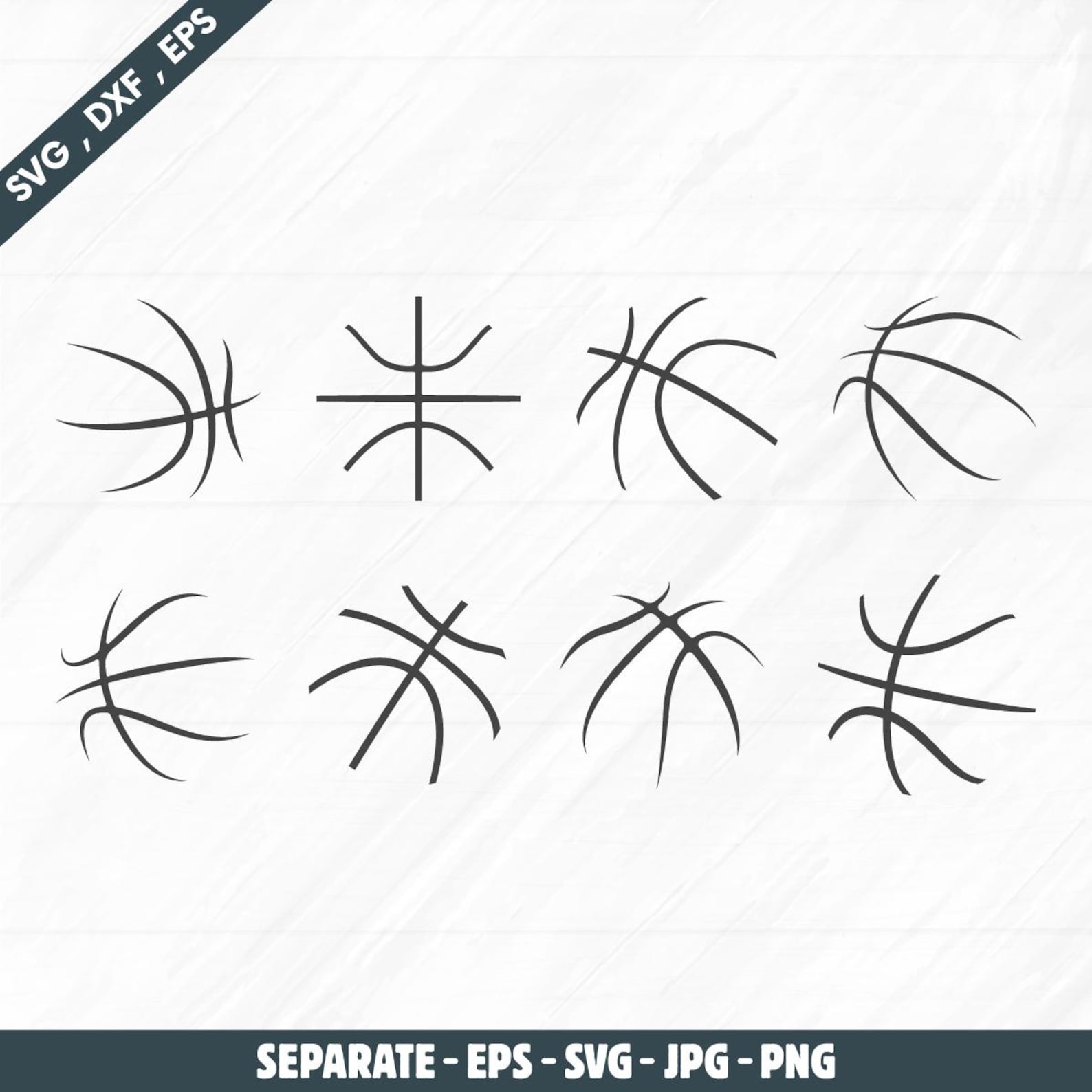 Basketball SVG, Stitches, Seam Designs (digital Download) - Etsy