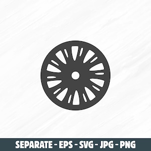 Wheel Hubcap Svg, Wheel Hubcap Silhouette, Hubcap Svg, Wheel Rim Svg ...