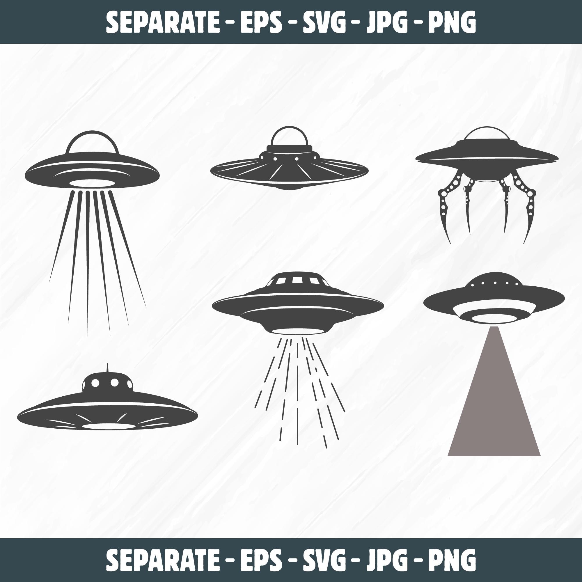 Alien Ship Svg, Ufo Svg, Spaceship Silhouette, Alien Spaceship ...