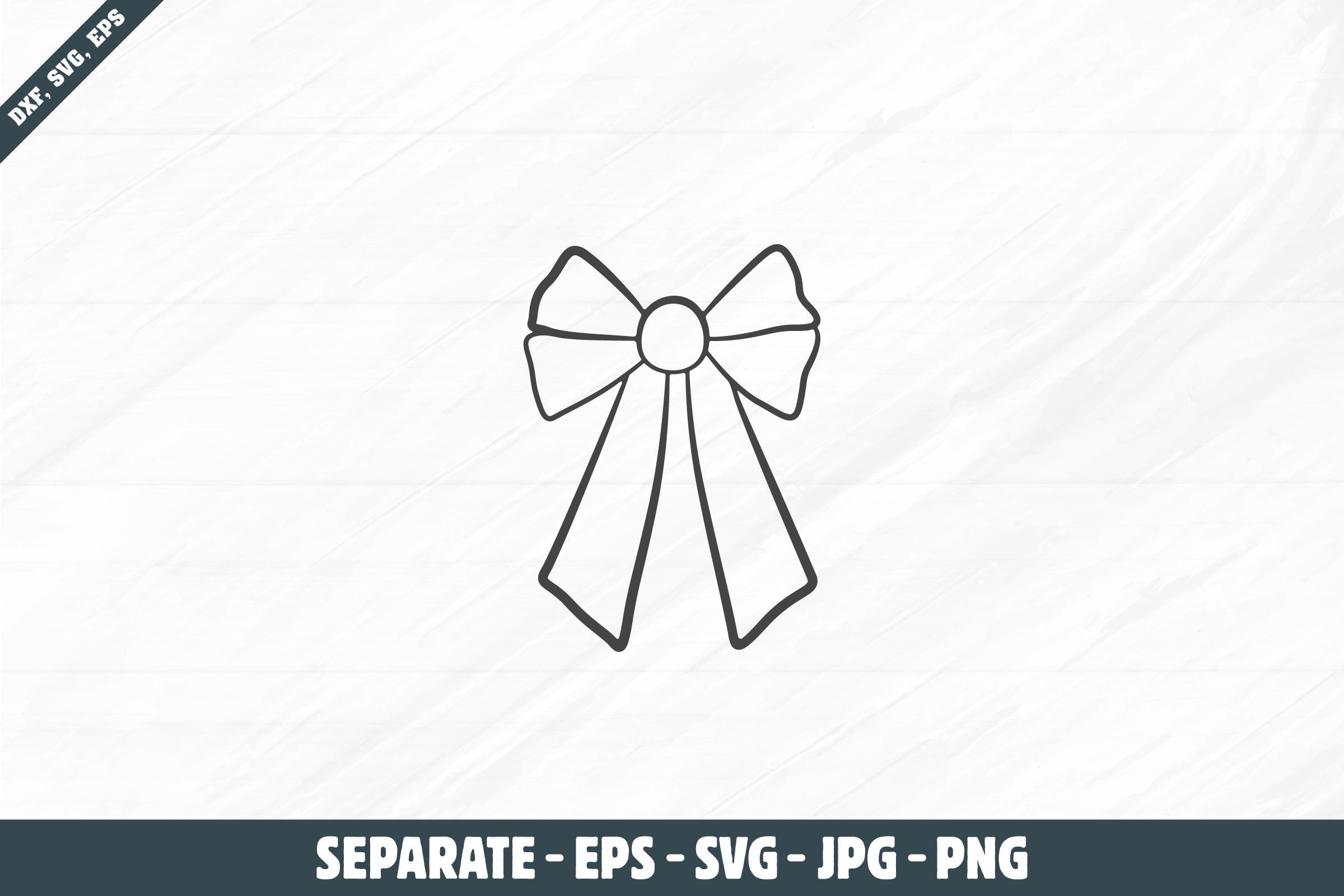 Bow Outline, Ribbon Bow Outline, Ribbon Bow Svg, Bow Svg, Coquette Bow ...