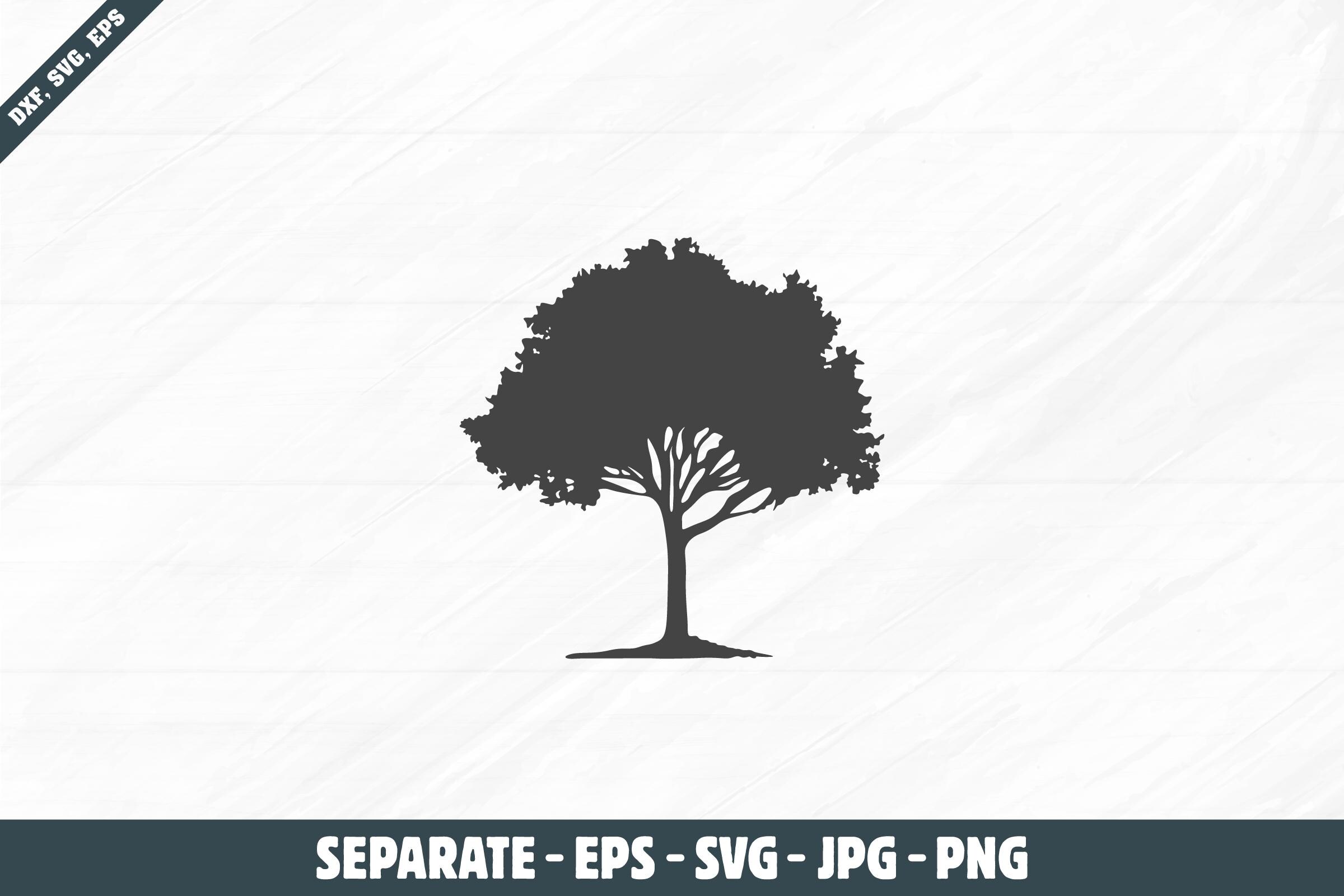 A Set of Black Tree Silhouettes, Tree Svg, Digital Download. - Etsy