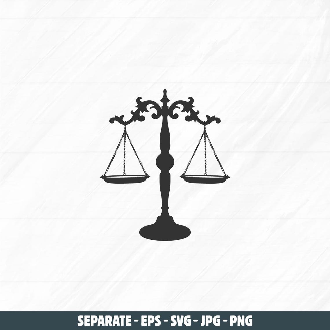 Weight Balance Scale Svg, Weight Balance Scale Silhouette, Justice ...