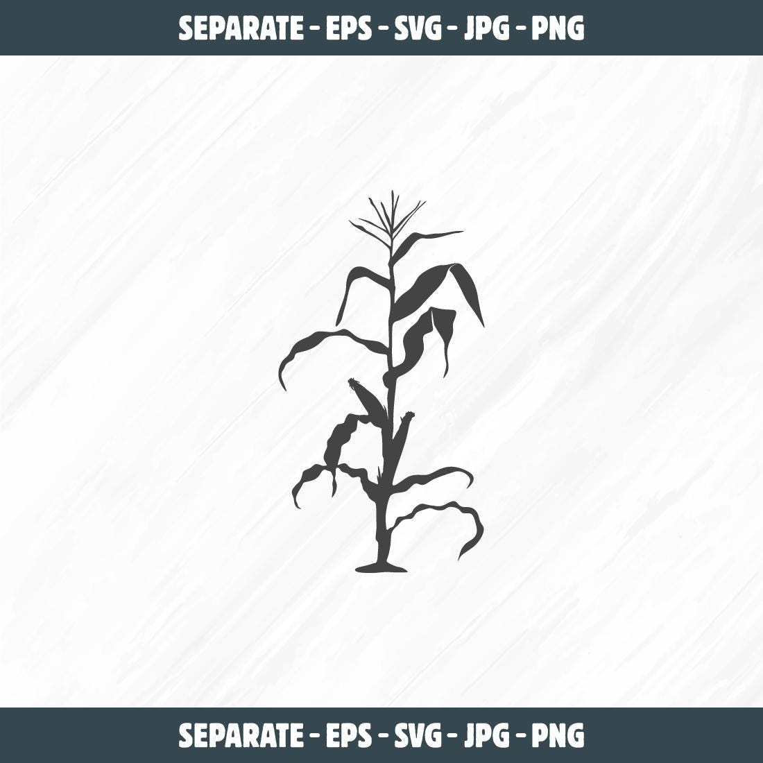 Corn Stalk Svg, Corn Stalk Silhouette, Corn Tree Svg, Corn Tree ...