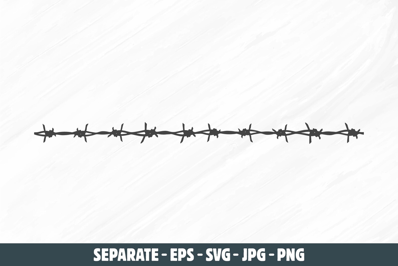 Barbed Wire Silhouette Vector Bundle (svg, Eps, Dxf, Jpg) - Etsy