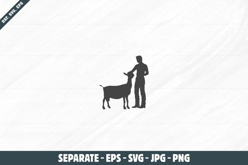 Show Goat SVG: Market Goat Silhouette Vector (digital Download) - Etsy