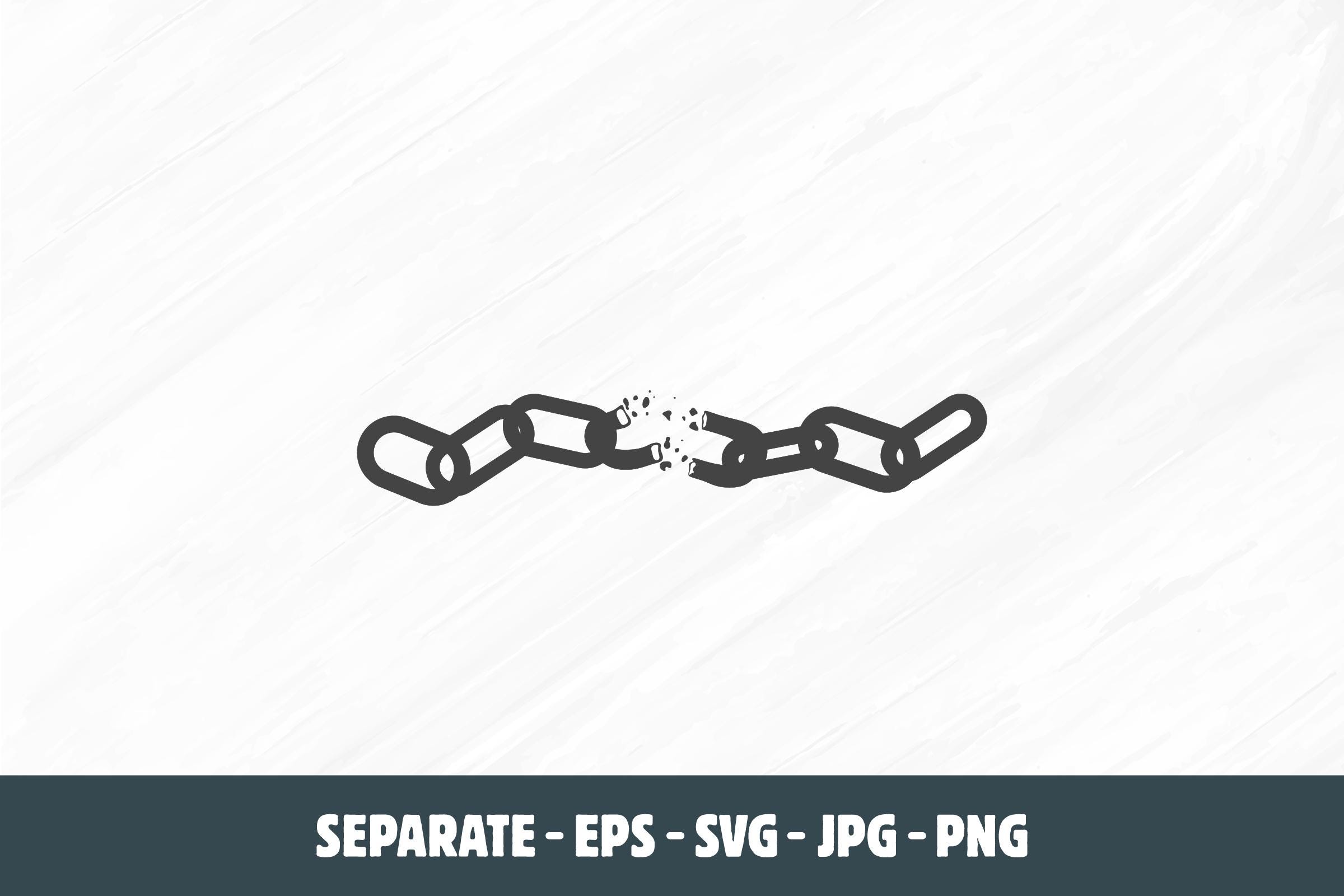 Broken Chain SVG, Chains Freedom SVG, Freedom Svg, Broken Chain ...