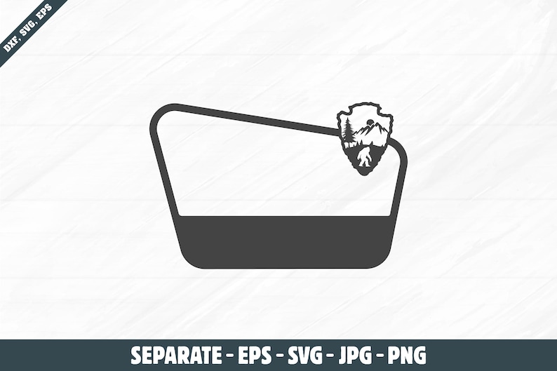 National Park Sign SVG Vector: Customizable Silhouette (digital Files ...