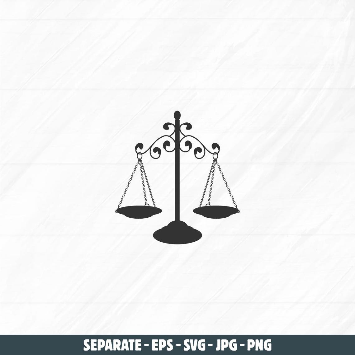 Weight Balance Scale Svg, Weight Balance Scale Silhouette, Justice ...