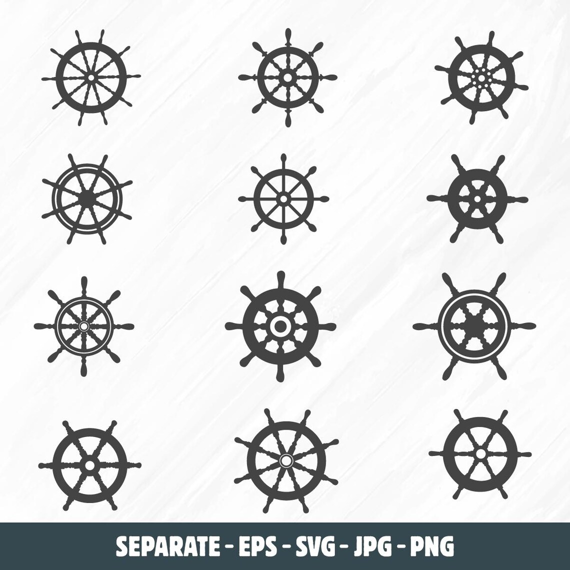 Ship Wheels Svg, Ship Wheels Vector, Ship Wheels Silhouette, Ship ...