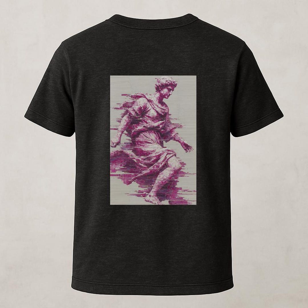 Vaporwave Roman Statue T-shirt: Glitch Art Sculpture Tee - Etsy Australia