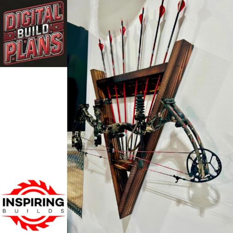 DIY Bow and Arrow Display Rack - Digital Build Plans - Etsy