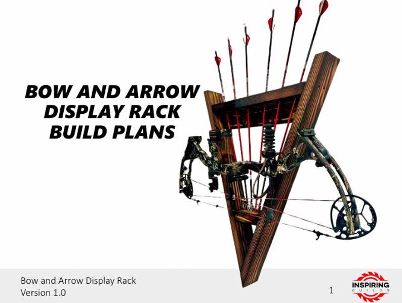 DIY Bow and Arrow Display Rack - Digital Build Plans - Etsy