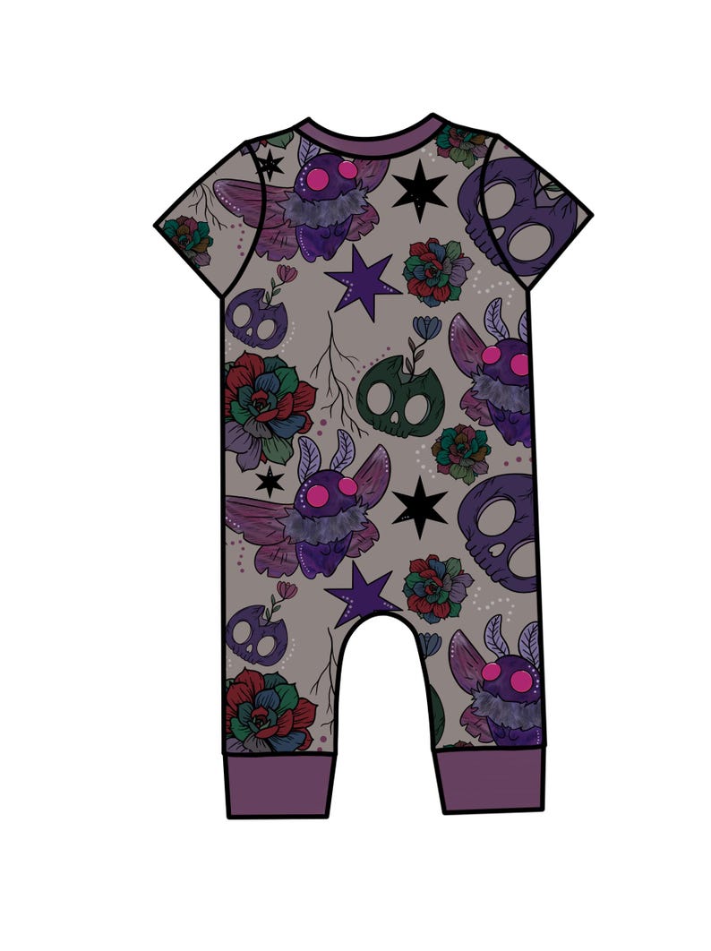 Mothman Floral Seamless Cryptid Seamless Moth Man Seamless Digital File ...