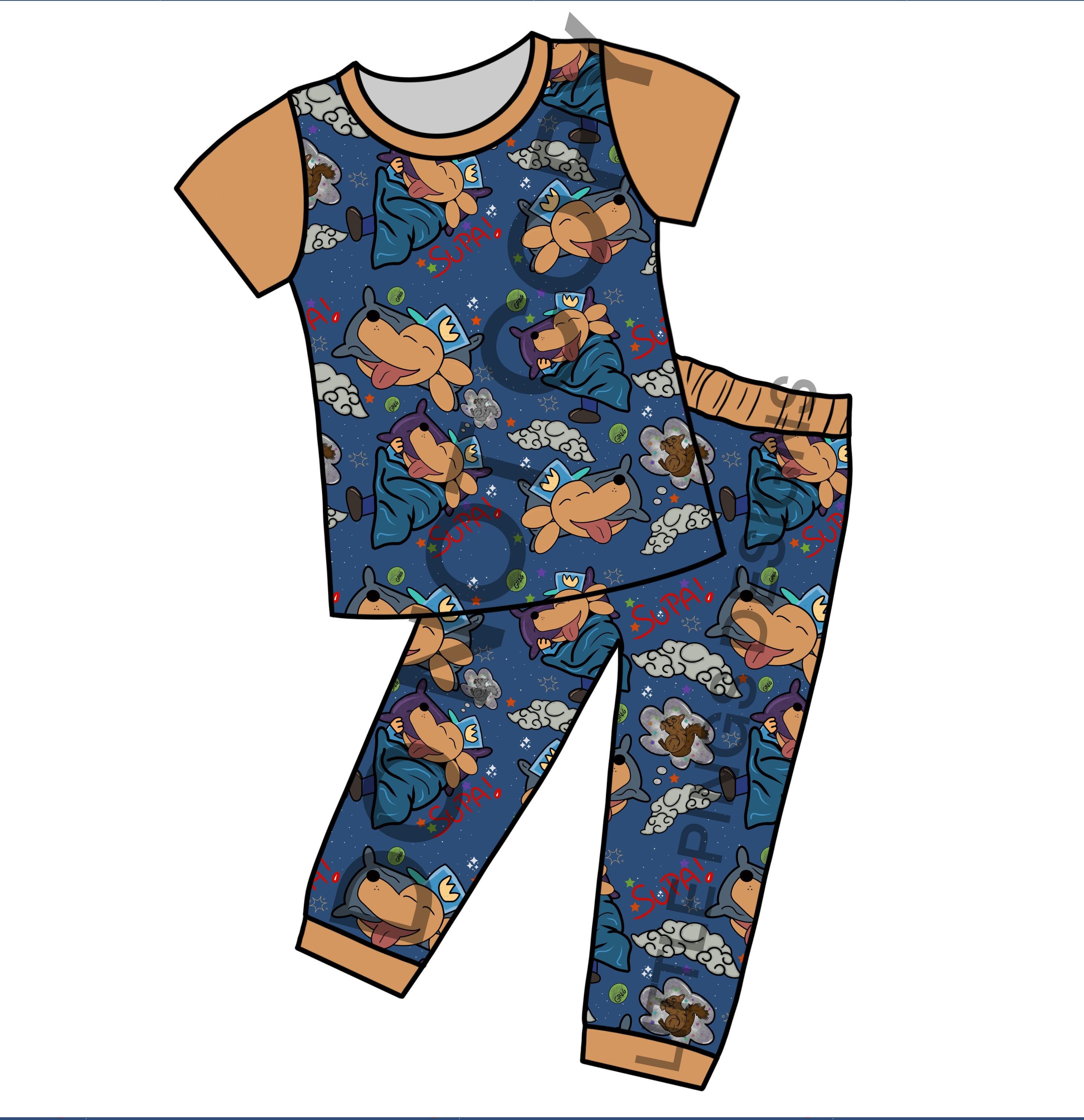Barkman Seamless Comic Cop Dog Seamless - Perfect for Pjs - Digital ...