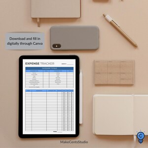 Monthly Bill Tracker Expense Tracker Printable Planner Budget Template ...