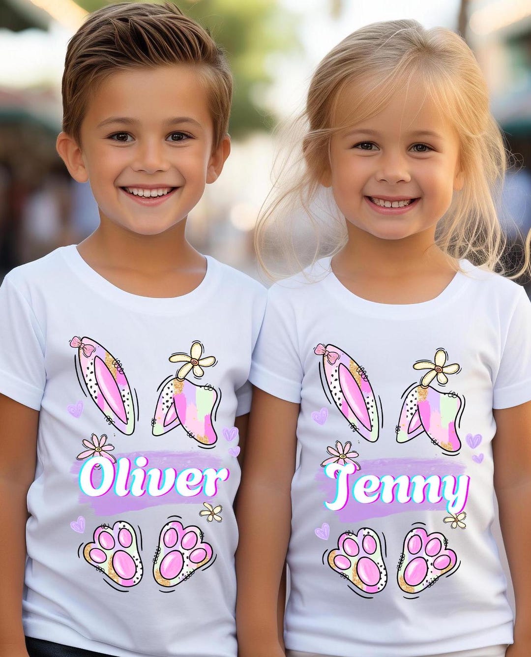 Personalized Boy Girl Easter Png Bunny Ears PNG Easter Bunny Png Easter ...