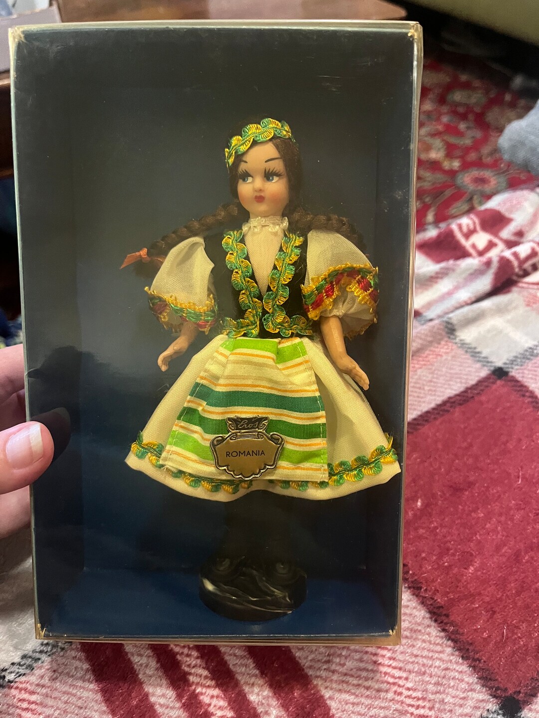 Vintage Eros 7” Doll Made in Italy Romania Belgian Costume in Box - Etsy